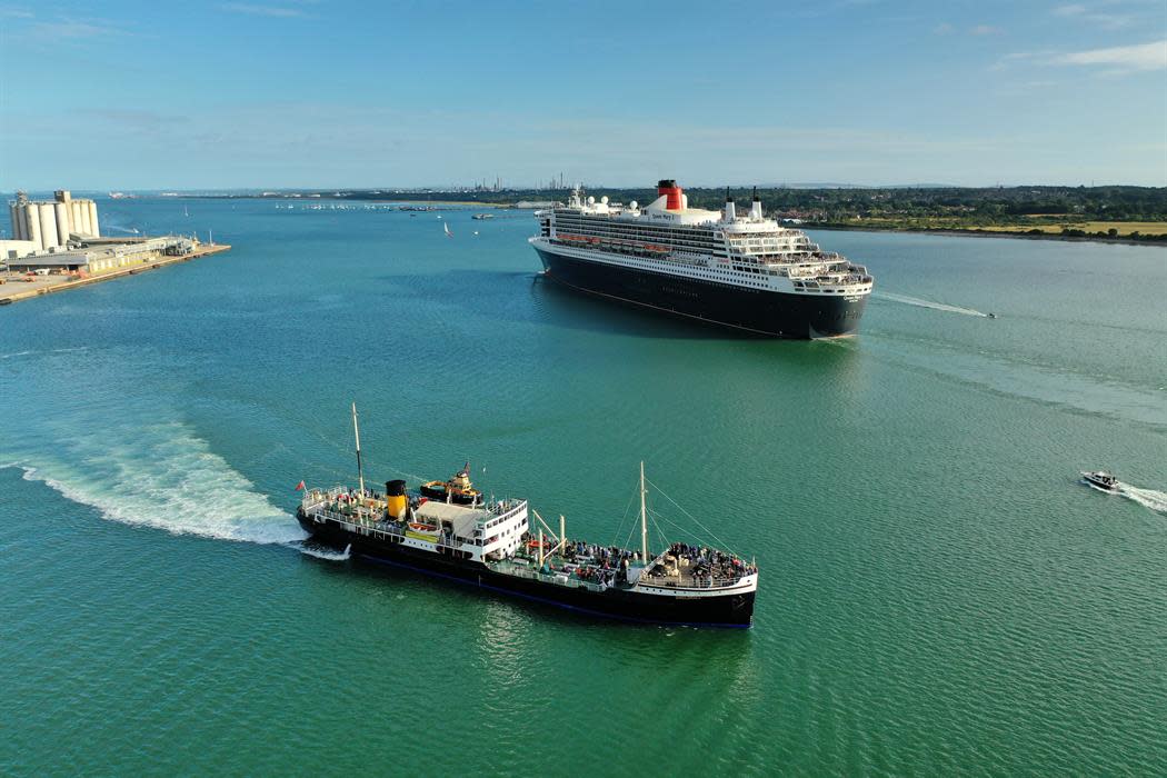 Steamship Shieldhall Steam to the Solent with the Southampton Salty Sea ...