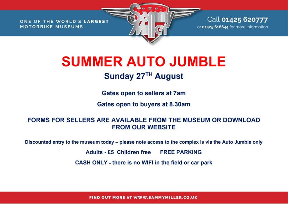 Summer Autojumble - Visit the New Forest