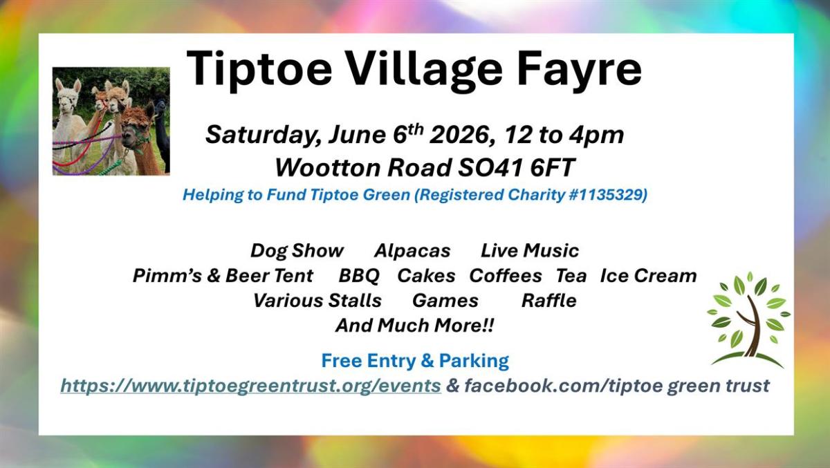 Tiptoe Village Fayre - Visit the New Forest