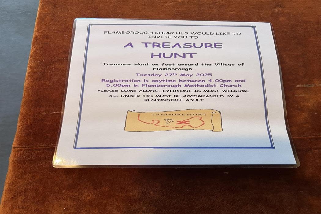Treasure Hunt - Flamborough Village - Tuesday 27th May 2025 - Visit ...