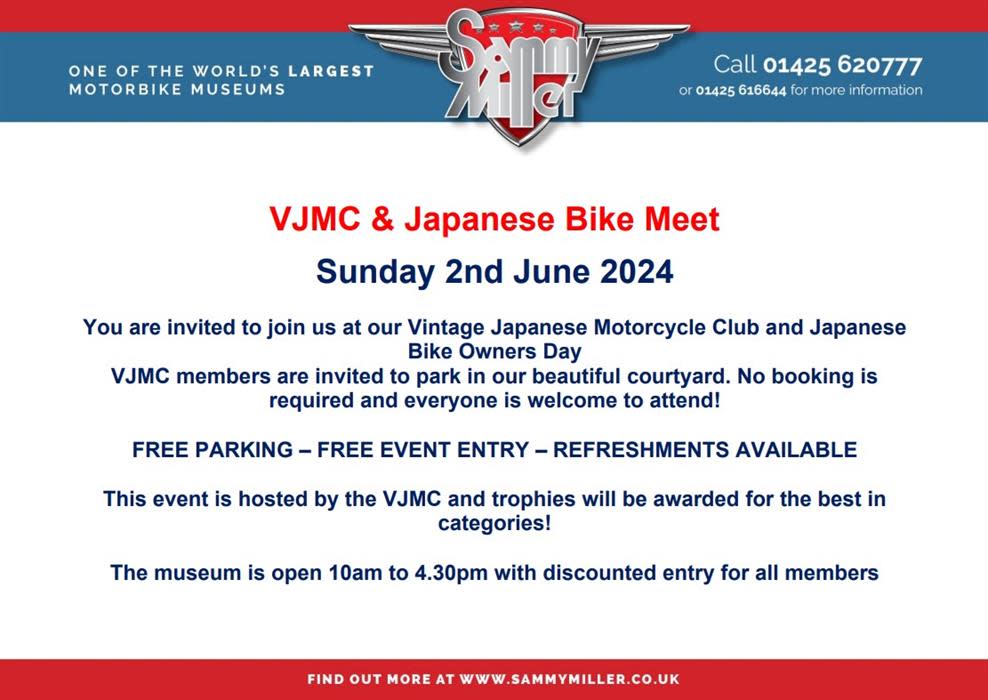 VJMC and Japanese Bike Bonanza - Visit the New Forest