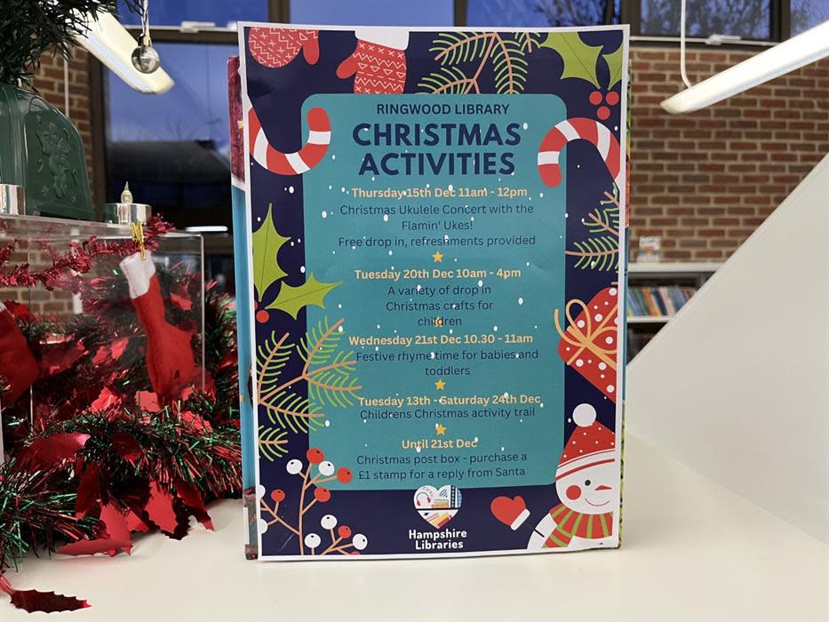 Christmas Library Activities - Visit the New Forest