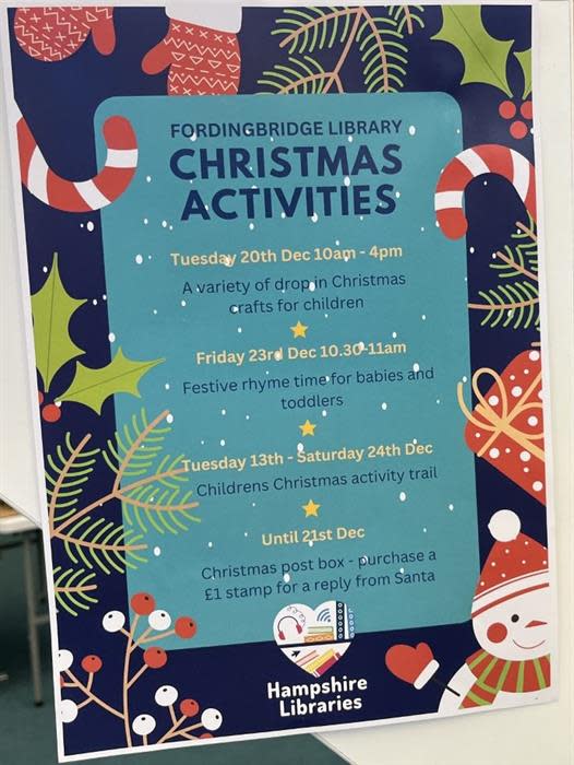 Christmas Library Activities - Visit the New Forest