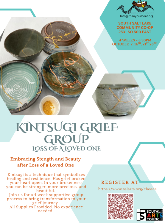 Kintsugi Grief Group | Art event in Salt Lake presented by South Salt ...
