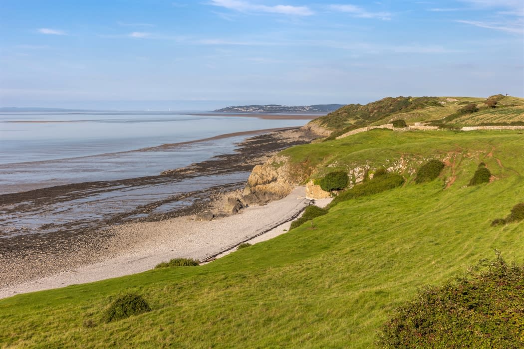Sand Bay Beach, Sand Point and Middle Hope
