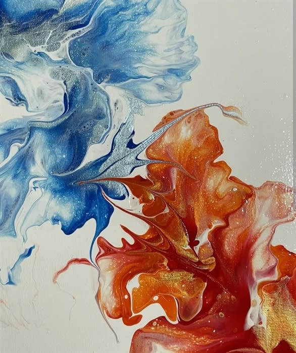 Acrylic Paint Pouring Dutch Method - Visit Devon