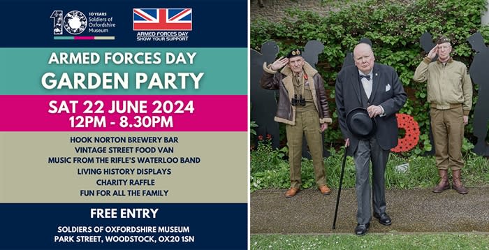 Armed Forces Day Garden Party at Soldiers of Oxfordshire Museum - Cotswolds