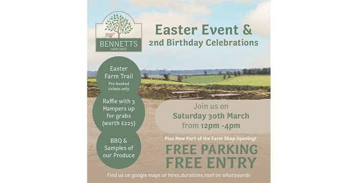 Farm Shop Easter Event and Second Birthday Celebrations! - Cotswolds