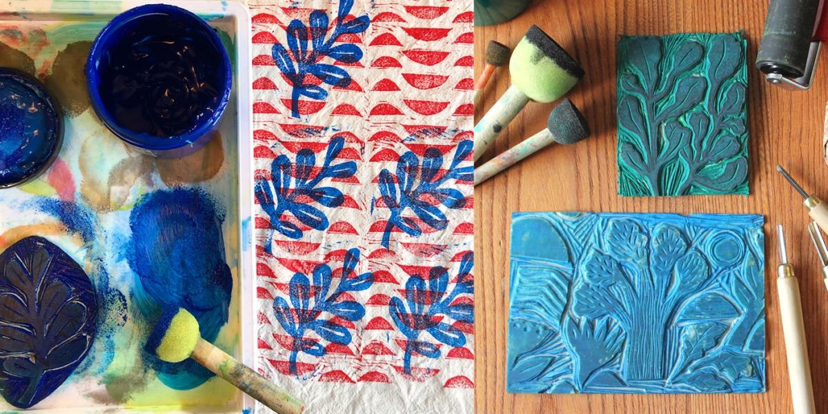 Fabric Block Printing Workshop - Visit Devon
