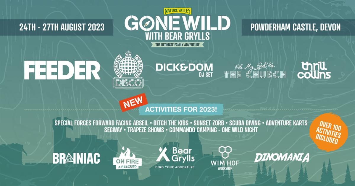 Gone Wild Festival with Bear Grylls at Powderham Castle - Visit Devon
