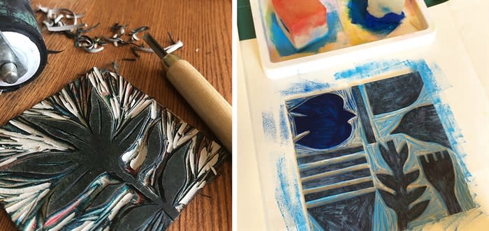 Botanical Inspired Block Printing Workshop - Visit Devon
