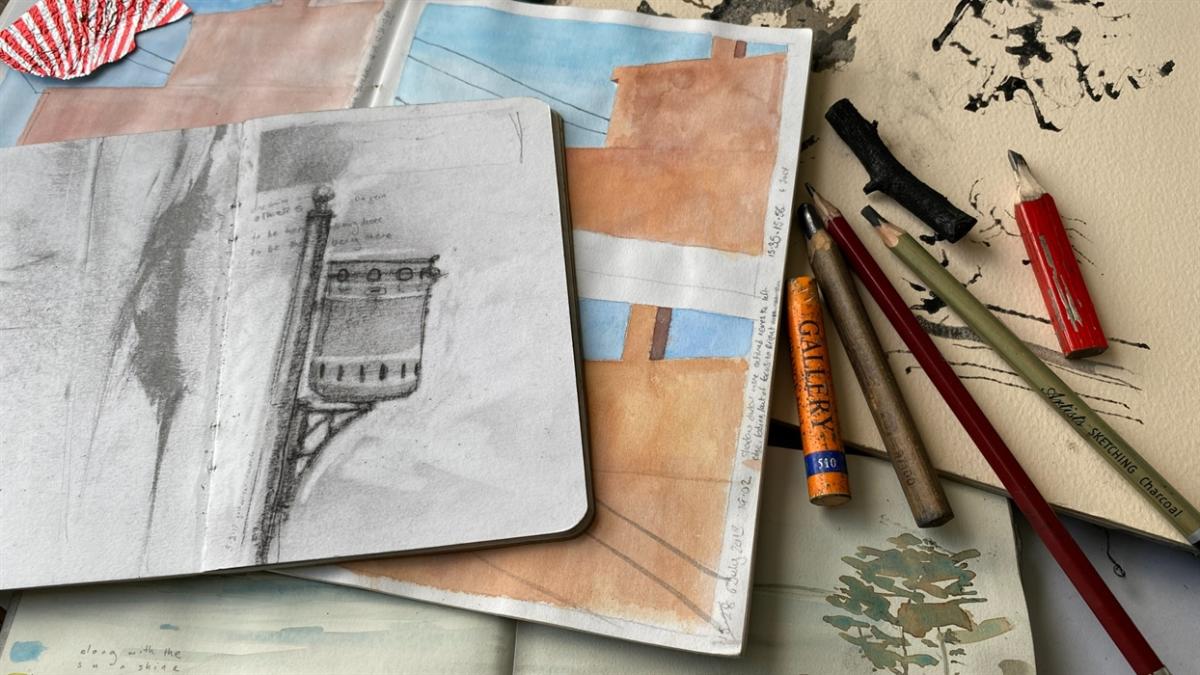 Introduction to using Mixed-Media Sketchbooks - Visit Devon