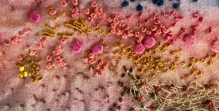 Contemporary Hand Stitch Sampler - Cotswolds