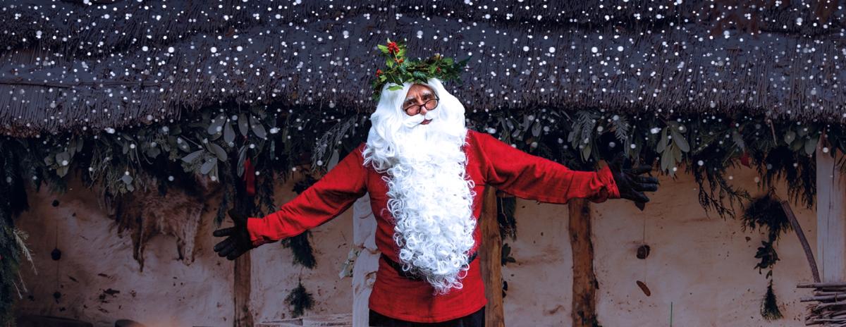 Earth Santa at Night - Visit Devon