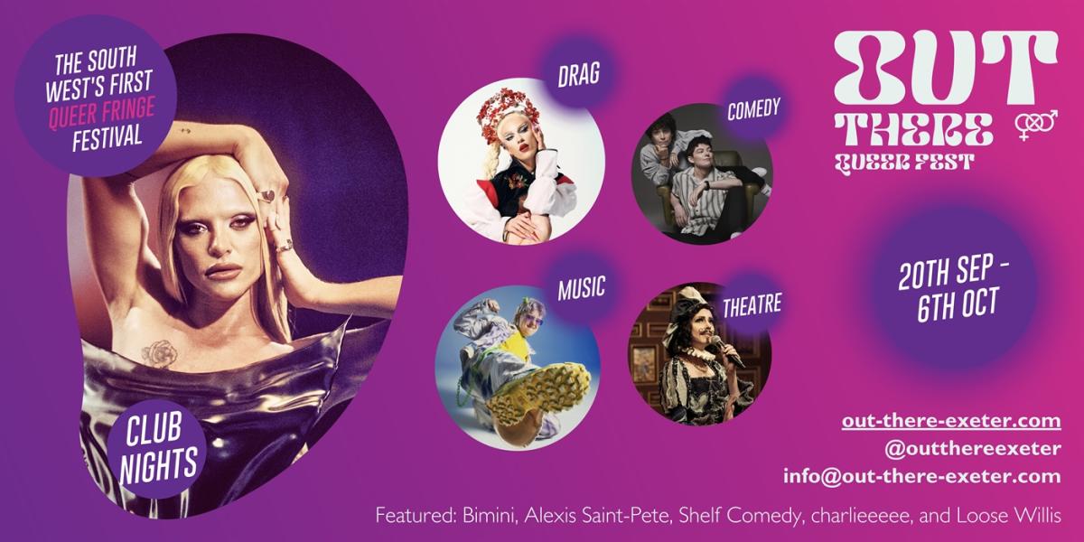 Out There Exeter - Queer Fringe Festival - Visit Devon