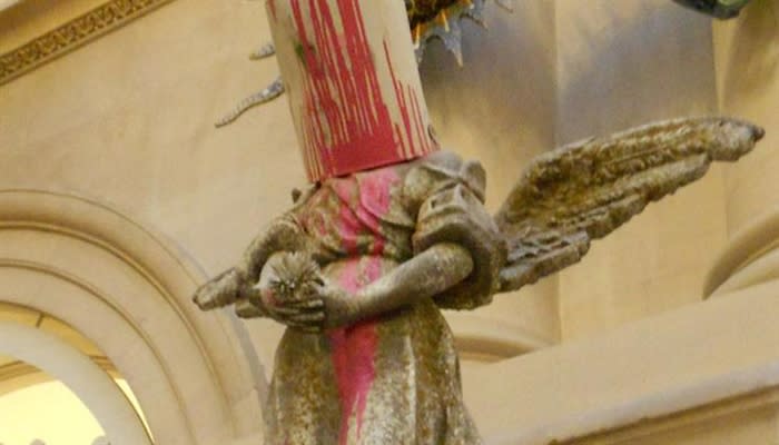 Banksy Graffiti Paint-Pot Angel