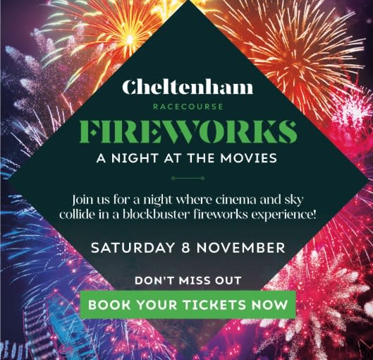 Fireworks & Film Spectacular at Cheltenham Racecourse