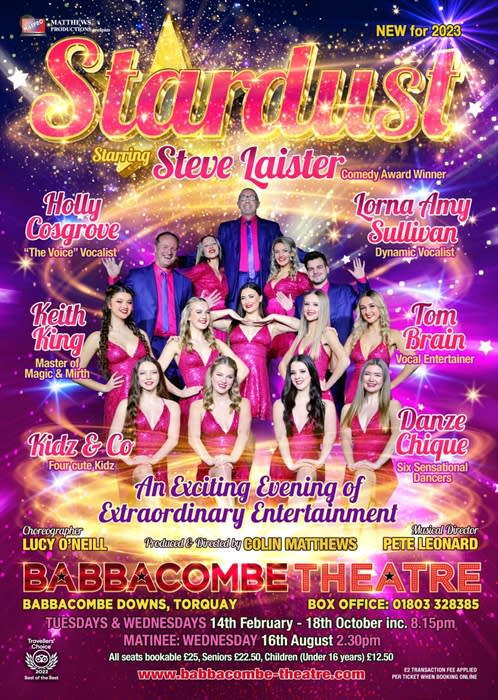 Stardust at Babbacombe Theatre - Visit Devon