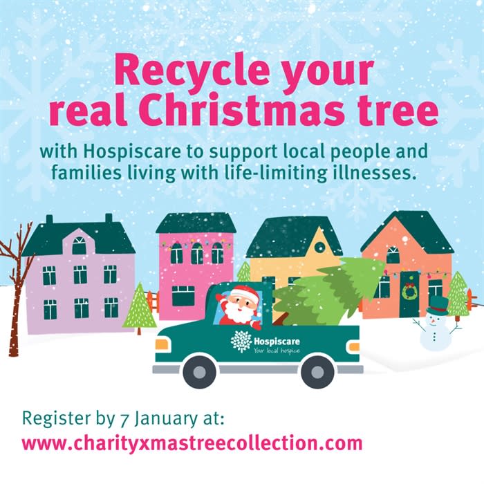 Recycling your real Christmas Tree to support your local hospice ...