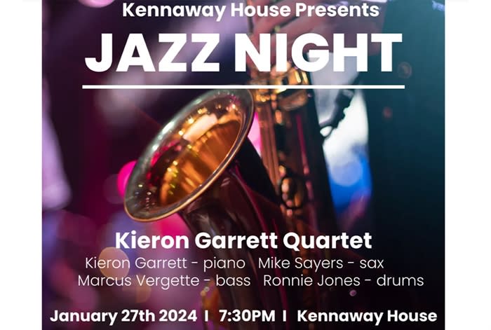 Jazz Night with Kieron Garrett Quartet - Visit Devon