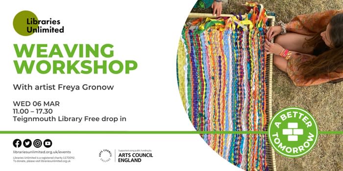 Weaving Workshop with artist Freya Gronow - Visit Devon