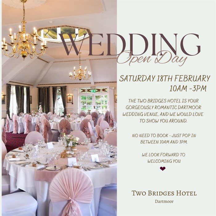 Two Bridges Hotel - Wedding Open Day - Visit Devon