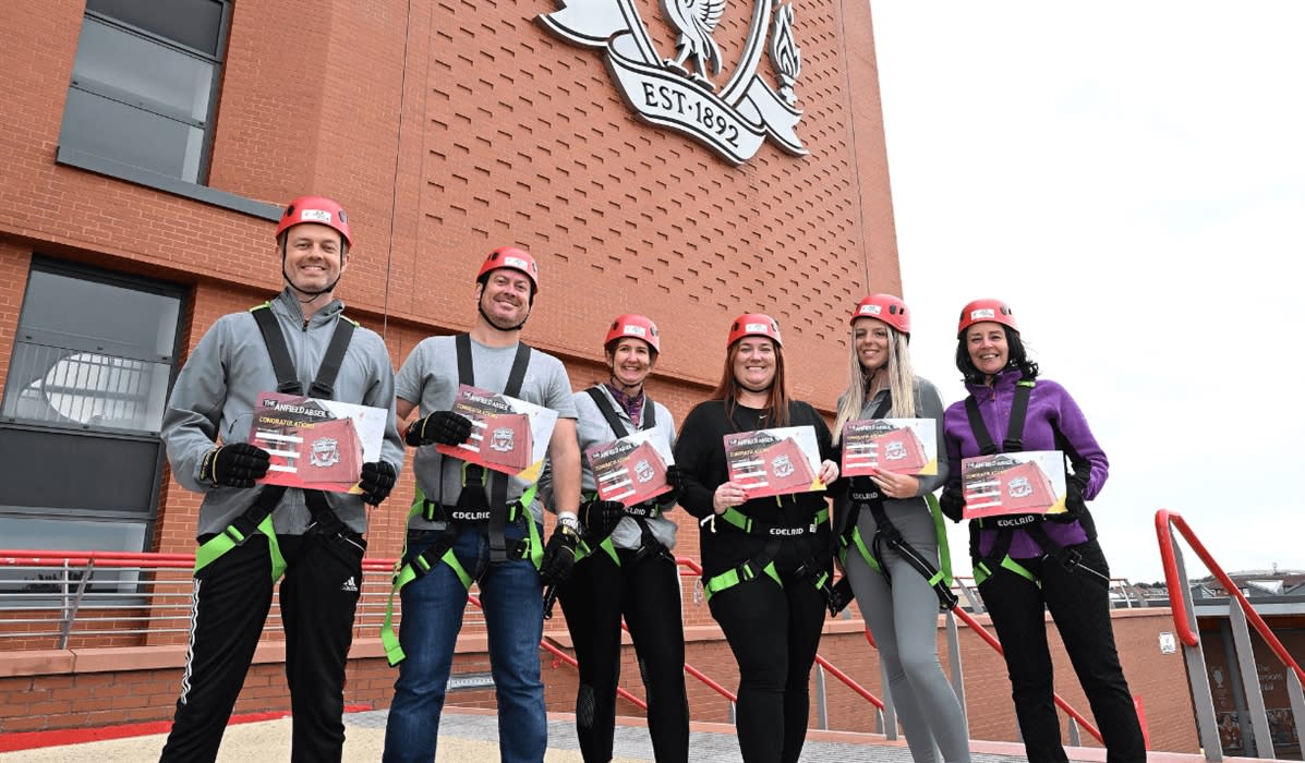 The Liverpool Football Club Anfield Abseil