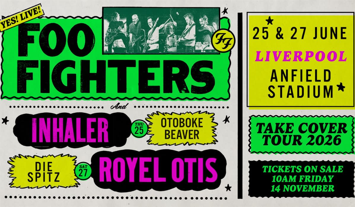 Foo Fighters perform at Anfield - Visit Liverpool