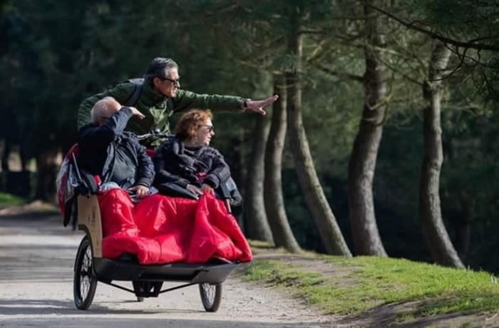 Trishaw rides around Chichester with Brightride