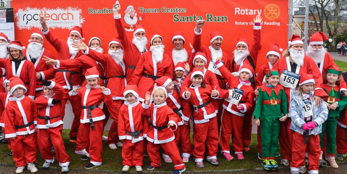 Reading Santa Charity Run