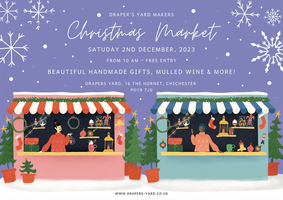 Draper's Yard Christmas Makers Market - Great Sussex Way