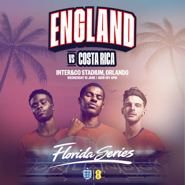 Florida Series: England vs. Costa Rica | Orlando, FL | 34268
