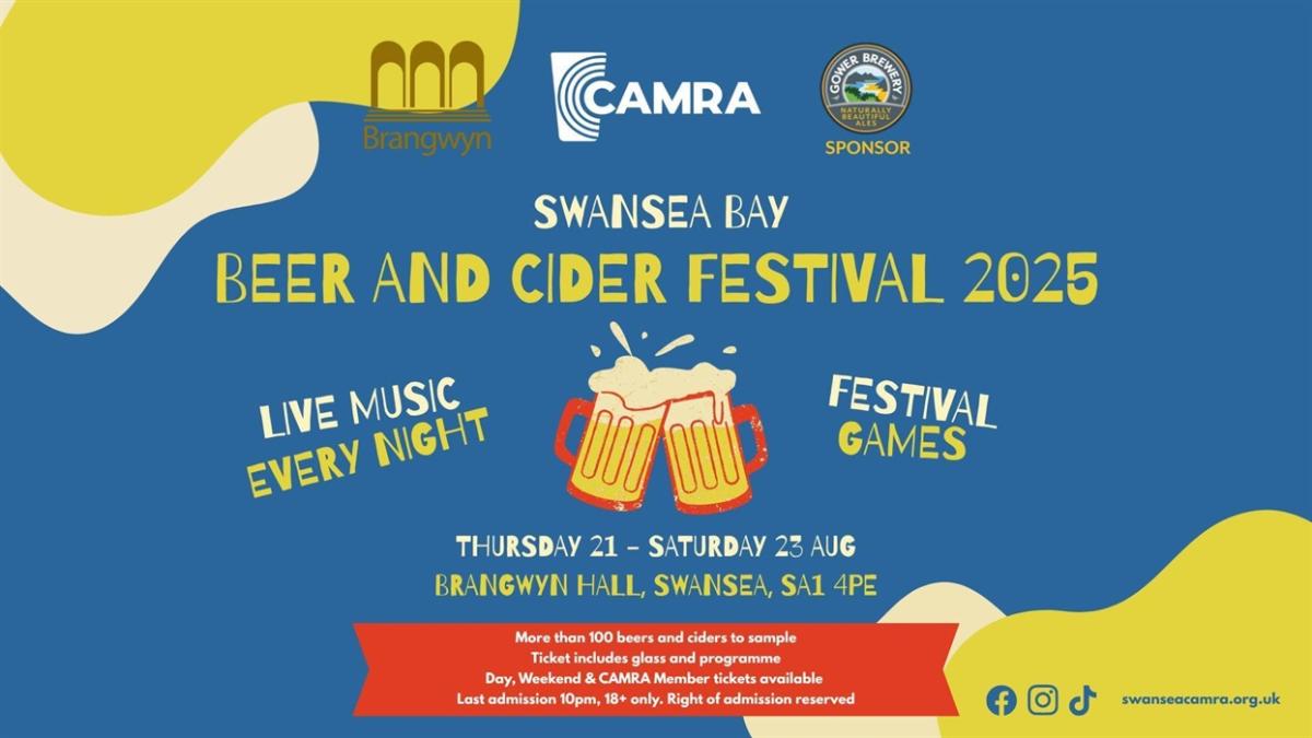 CAMRA Swansea Bay Beer and Cider Festival 2025