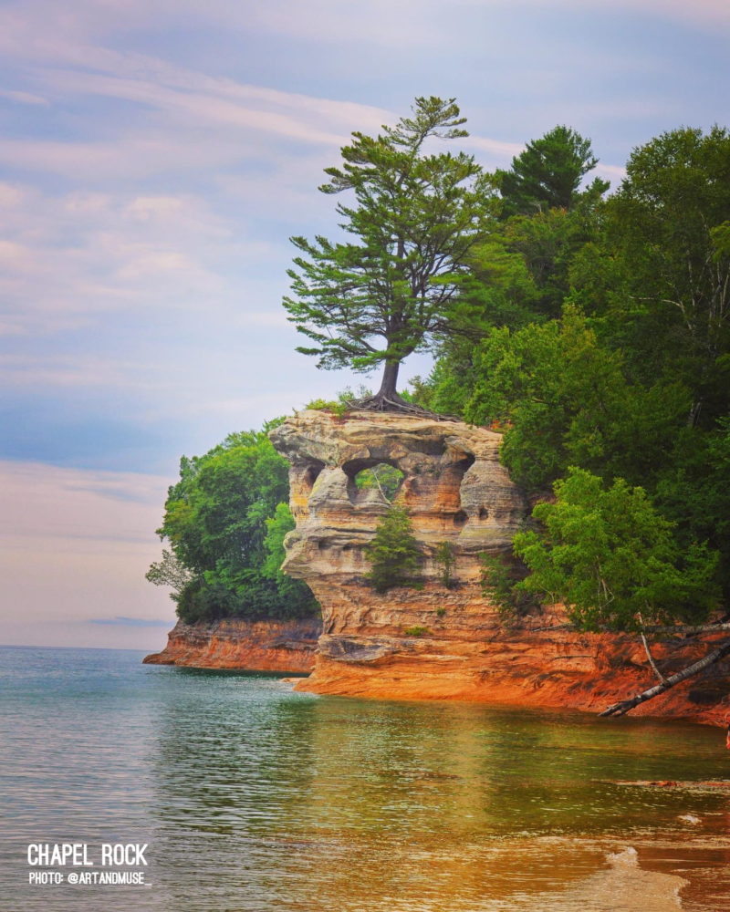 Chapel Rock Pictured Rocks