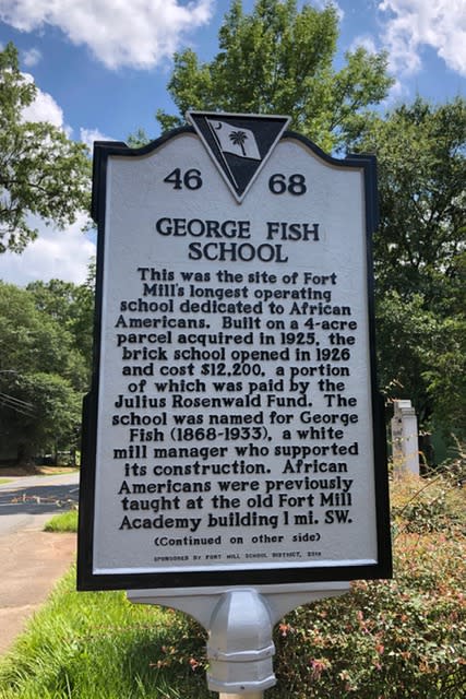 George Fish School Monument