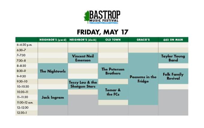 Bastrop Music Festival | Bastrop, TX 78602