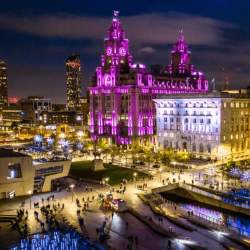 River of Light Liverpool 2024 - Waterfront light trail in Liverpool ...