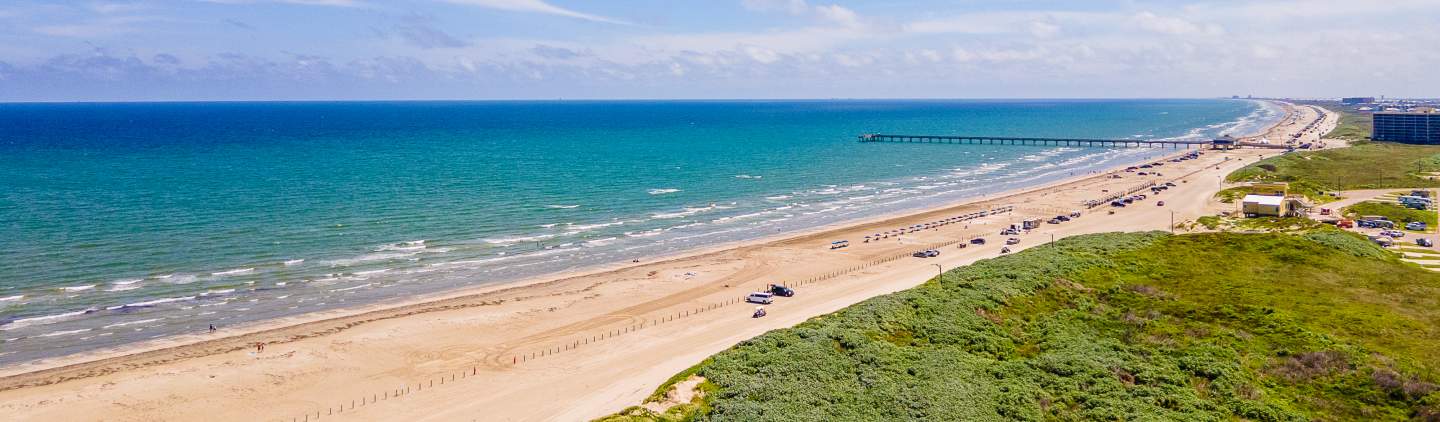 Clean Beaches In Texas IT'S BACK! Clear Blue Water Sparkles Along