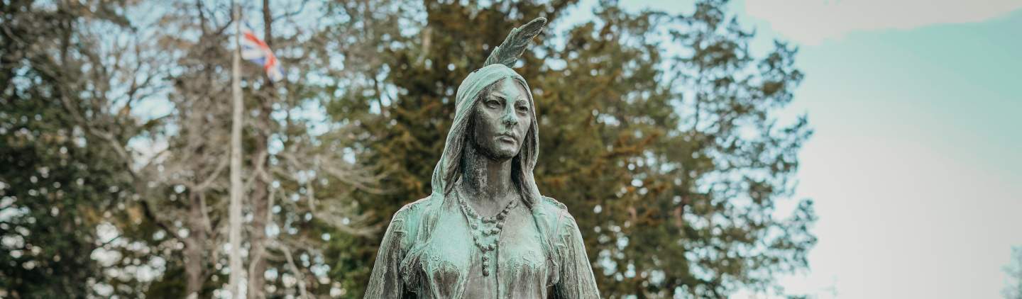 Pocahontas Face In Tree