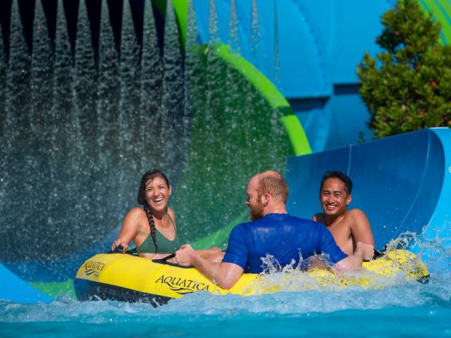 Slide, Splash and Soar With Ray Rush at Aquatica® Orlando
