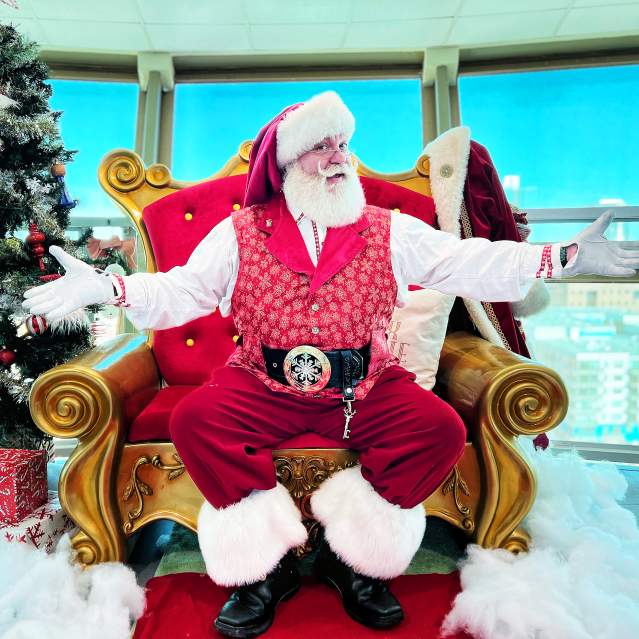 Santa at the Sunsphere