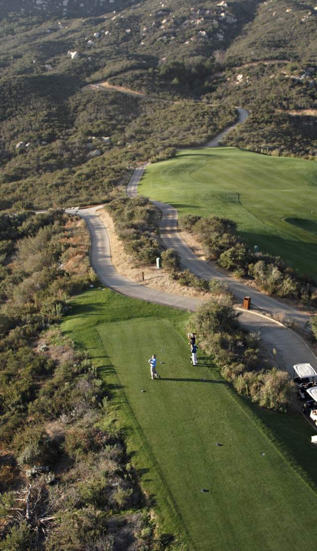 golf course top view