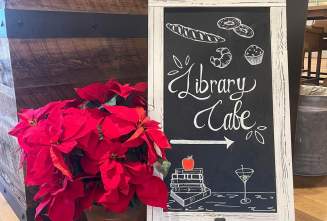 library cafe conwy