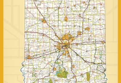 Indiana Towns Map
