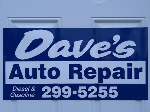 Dave's Auto Repair Open Mon-Fri 8am-5pm