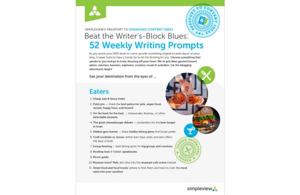 Tools & Guides in Simpleview, Inc | Email, Marketing & Trends