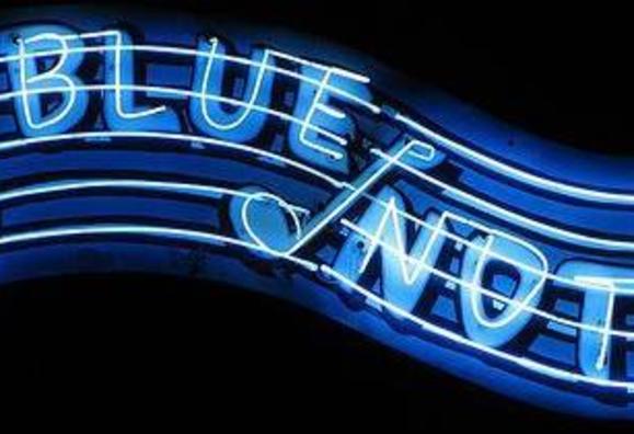 blue note logo font