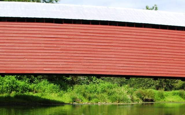 red covered bridge