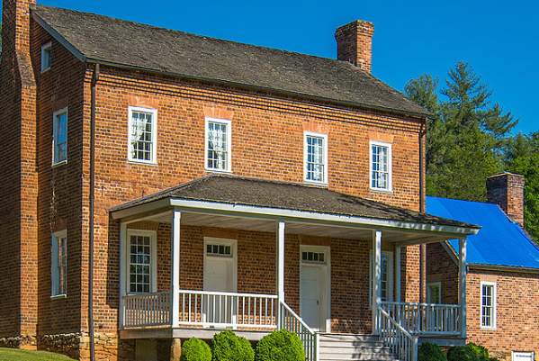 The Captain Charles McDowell, Jr. House at Quaker Meadows Plantation
