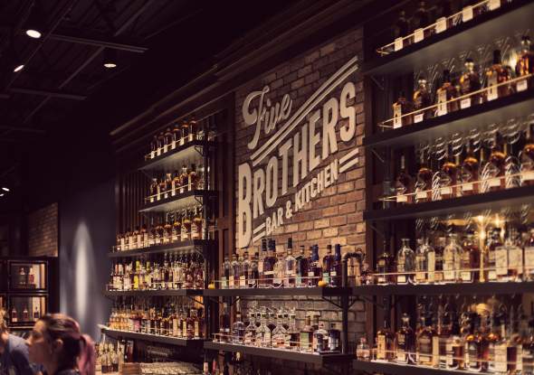 Five Brothers Bar at Heaven Hill Bourbon Experience